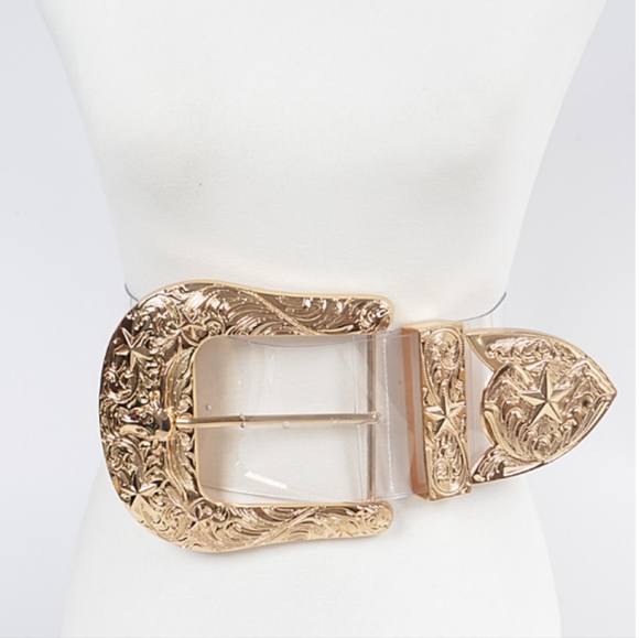 Accessories | Transparent Belt Oversized Clear Belt | Poshmark